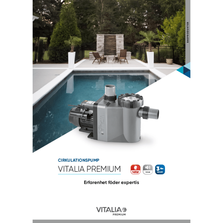 Produktblad Cirkulationspump VITALIA PREMIUM - CF Group Scandinavia